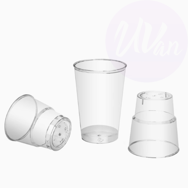 Clear Hard Plastic Cup 500ml – Caliber 90mm – UVan Enterprises LTD ...
