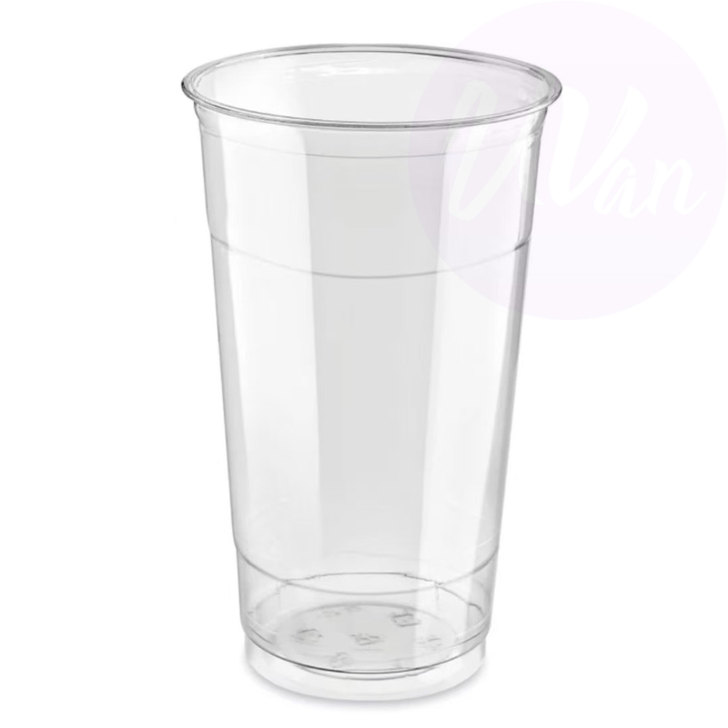 Clear Soft Plastic Cup 32oz/960ml -Fit 107mm Lids – UVan Enterprises ...