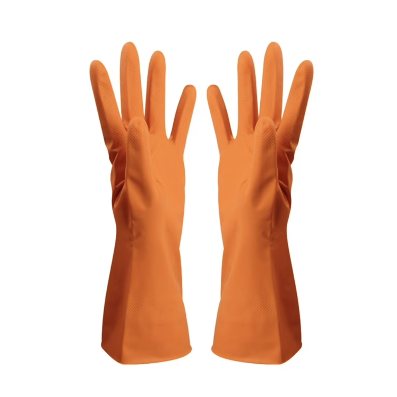 Large Kitchen Cleaning Rubber Gloves Orange – UVan Enterprises LTD ...